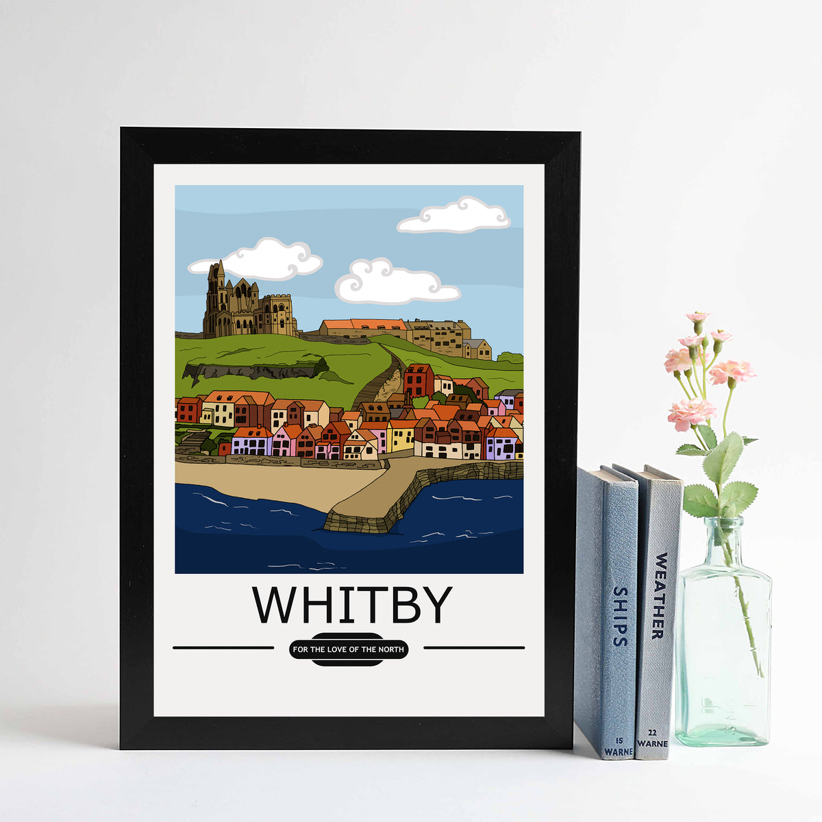 Whitby Vintage unframed A4 print – For The Love Of The North